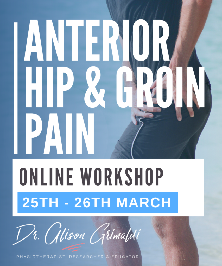 Differential Diagnosis of Anterior Hip Pain - Nerve | Dr Alison Grimaldi