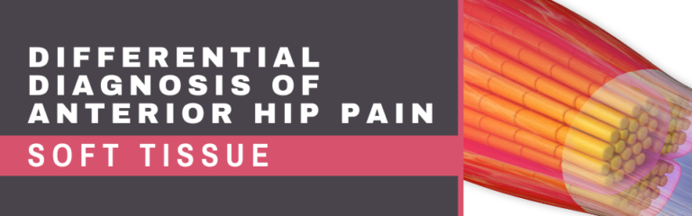 Differential Diagnosis of Anterior Hip Pain - Soft Tissue | Dr Alison ...