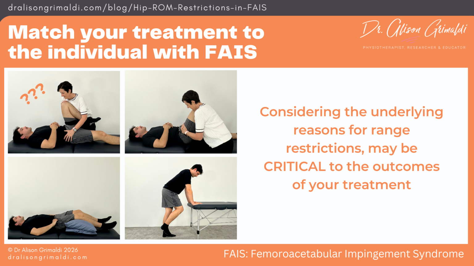 Hip ROM Restrictions in FAIS – Relevance and Implications | Find out more