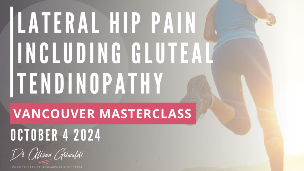 TBC | Dr Alison Grimaldi