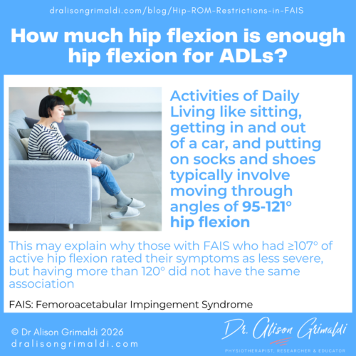 Hip ROM Restrictions in FAIS – Relevance and Implications | Find out more