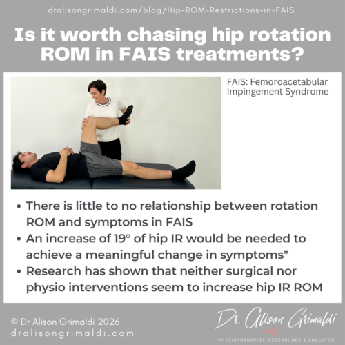 Hip ROM Restrictions in FAIS – Relevance and Implications | Find out more